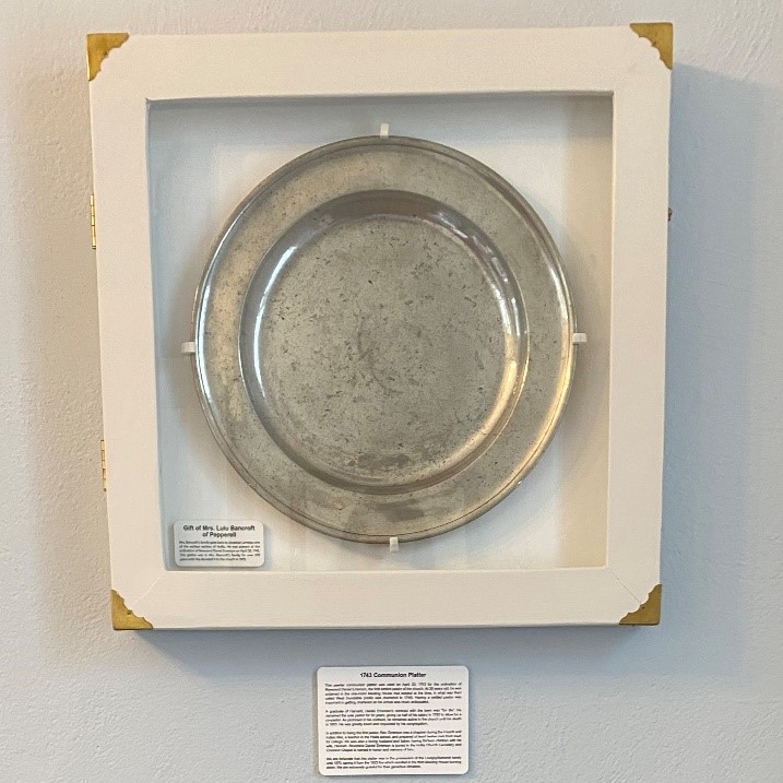 Historical Highlights April 2023 – Communion Platter from Rev. Daniel ...
